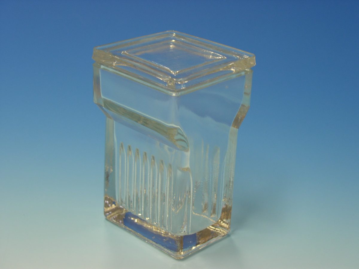 Microscope Slide Staining Dish, Hellendahl, Glass, Assistent Germany ...