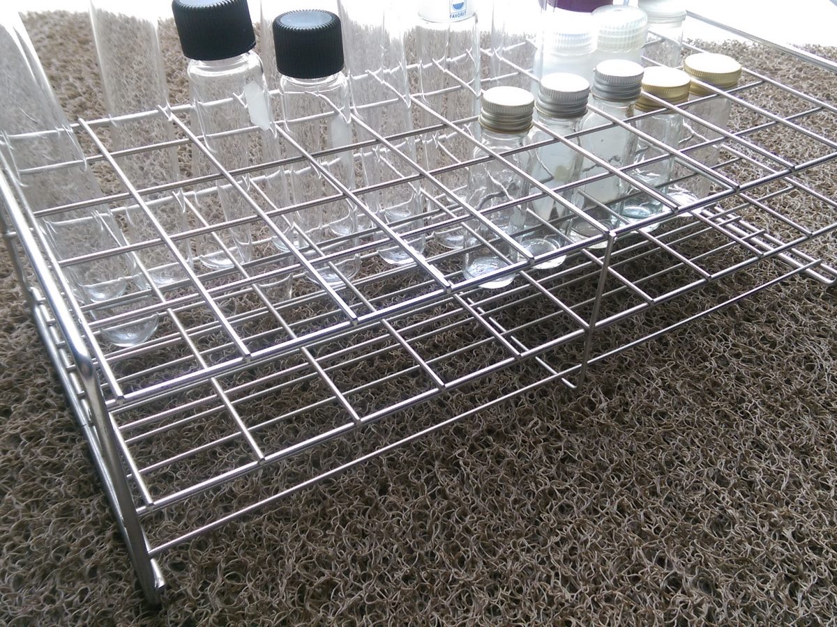 Test Tube Rack, Stainless Steel, 31 mm dia. - AB LAB MART
