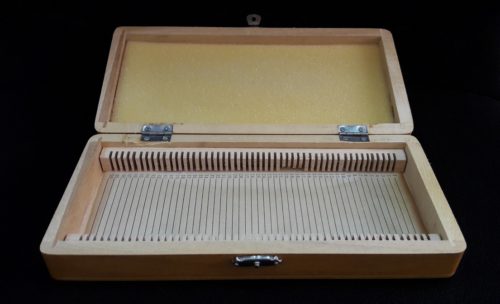 Microscope Slide Box, Wooden, Labmart GQ (not medical device, only for ...
